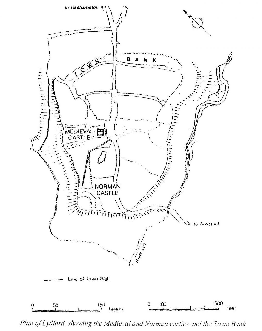 Saxon Walls – The Village of Lydford, Dartmoor, Devon